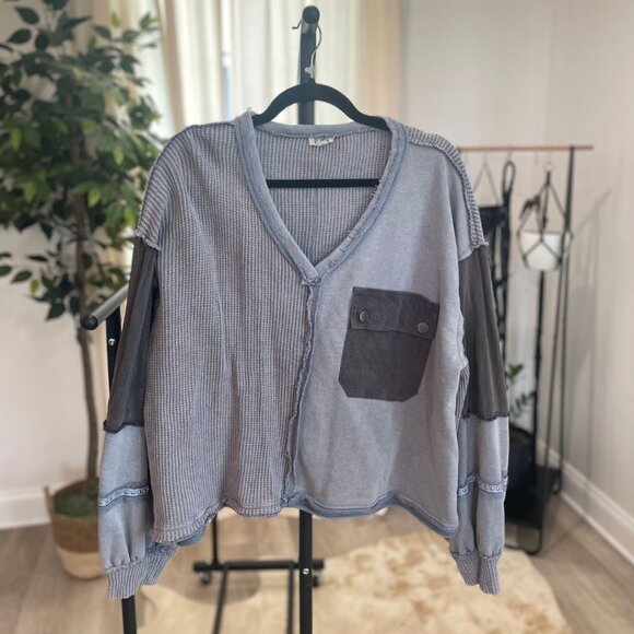 POL | Tops | Blue Pol Button Up | Poshmark